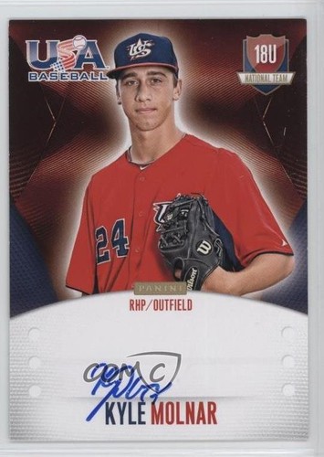 2014 USA Baseball Box Set 18U National Team Signatures /499 Kyle Molnar ...