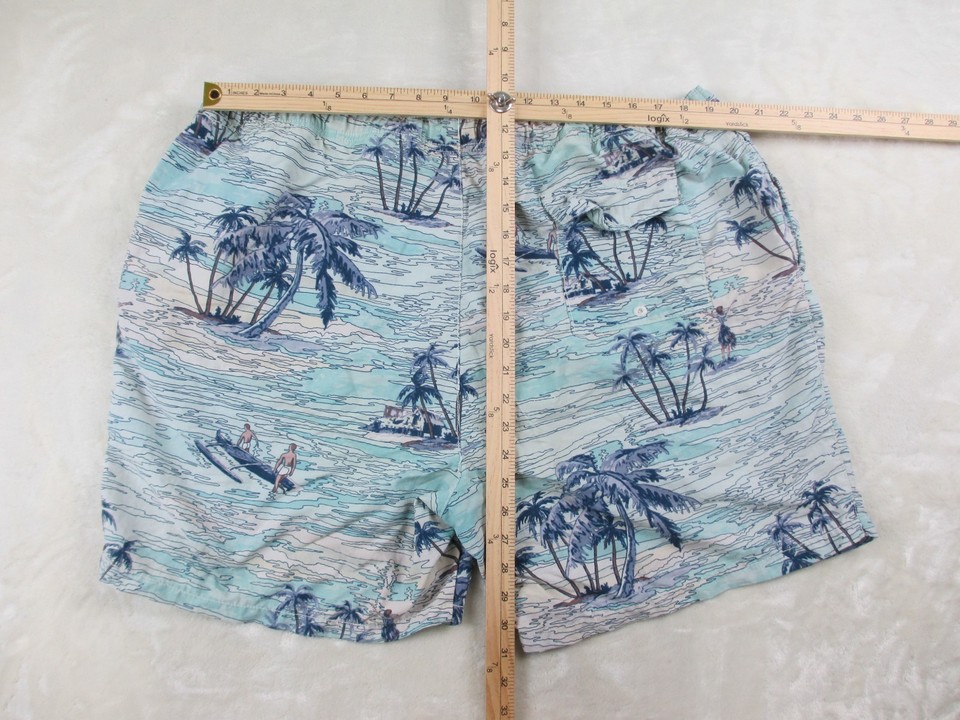 Tommy Bahama Swim Trunks Mens 2XL XXL Blue Beach Board Shorts Bathing ...