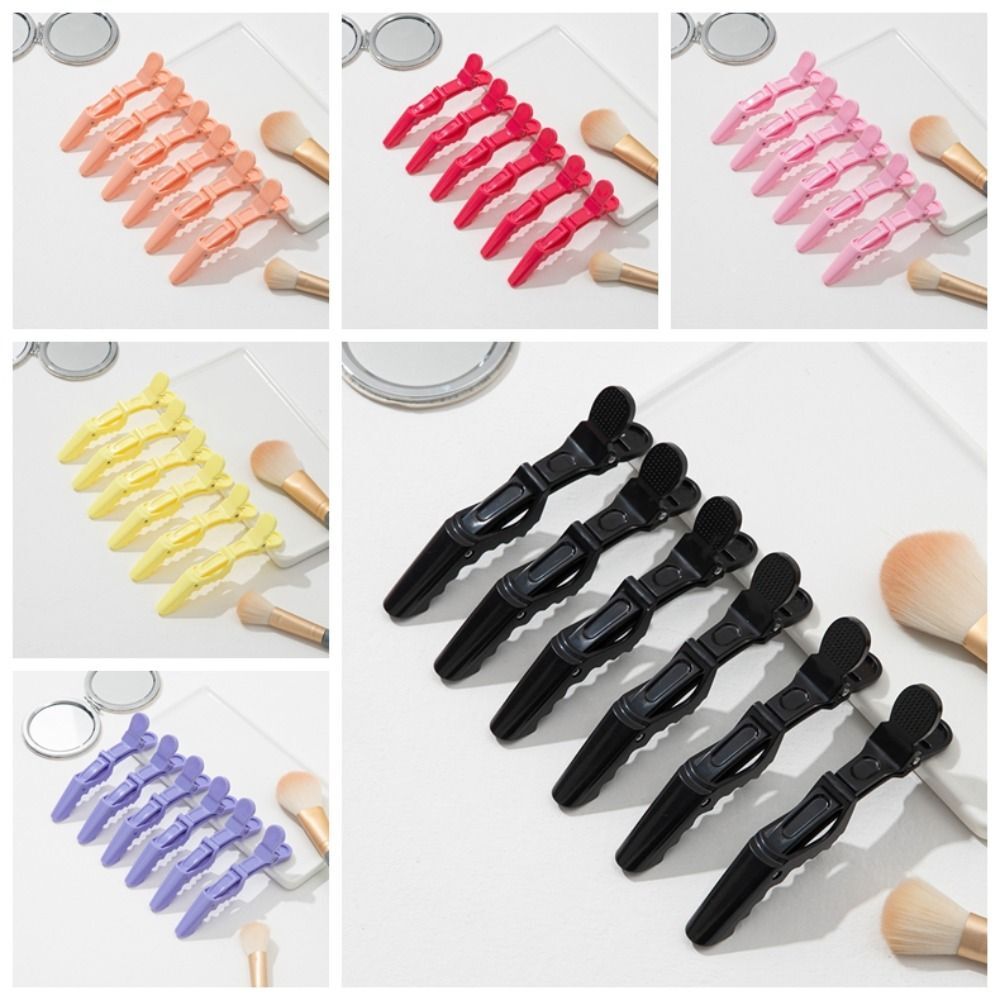 6pcs/set Salon Barber Hairdressing Hair Clips Fashion Hair Grip Clips ...