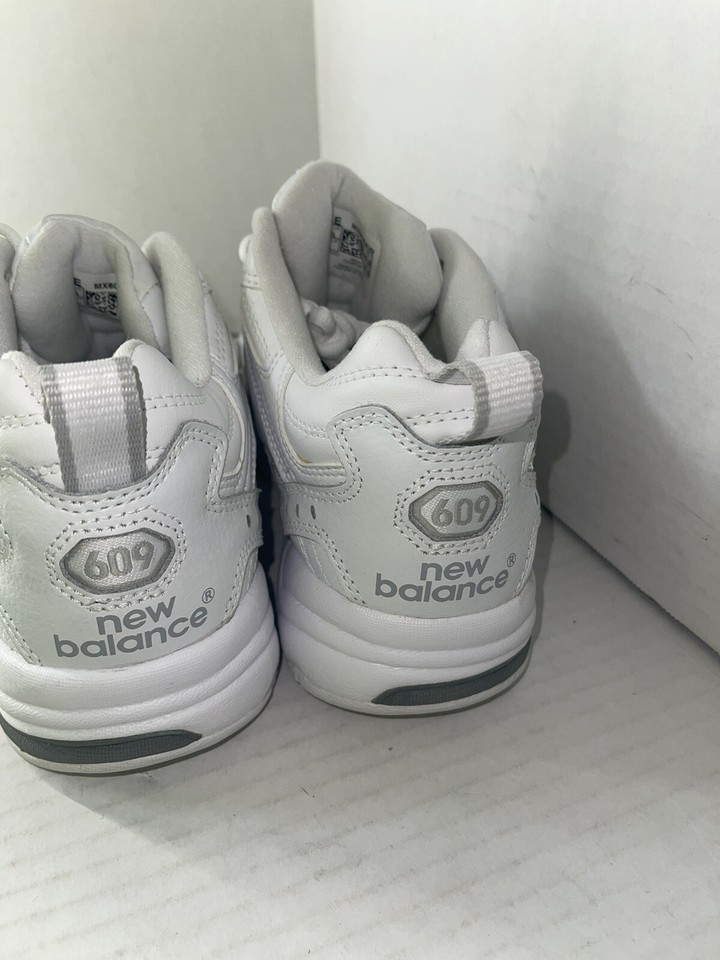 NEW BALANCE Men's 609 MX609AW SNEAKERS BRAND NEW SIZE 7.5 WHITE ON ...