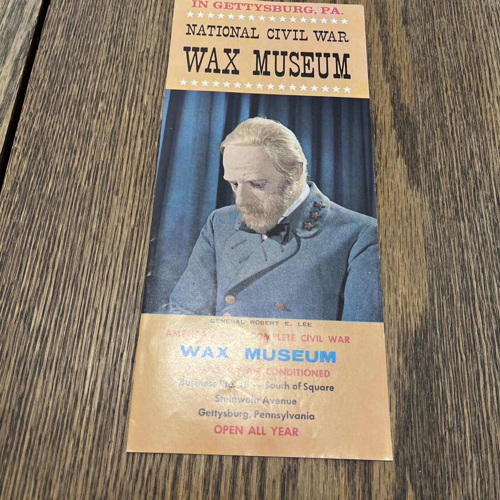 VTG Lot of 3 pamphlets brochure CIVIL WAR WAX MUSEUM, Natural Chimneys ...