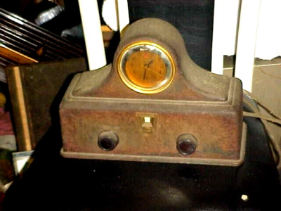 ANTIQUE RADIO CLOCK TIMER FEDERAL WIRED RADIO 1930 | eBay