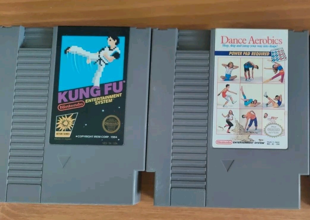 Lot Of 3 Nintendo NES Games. Kung FU, Dance Aerobics | eBay