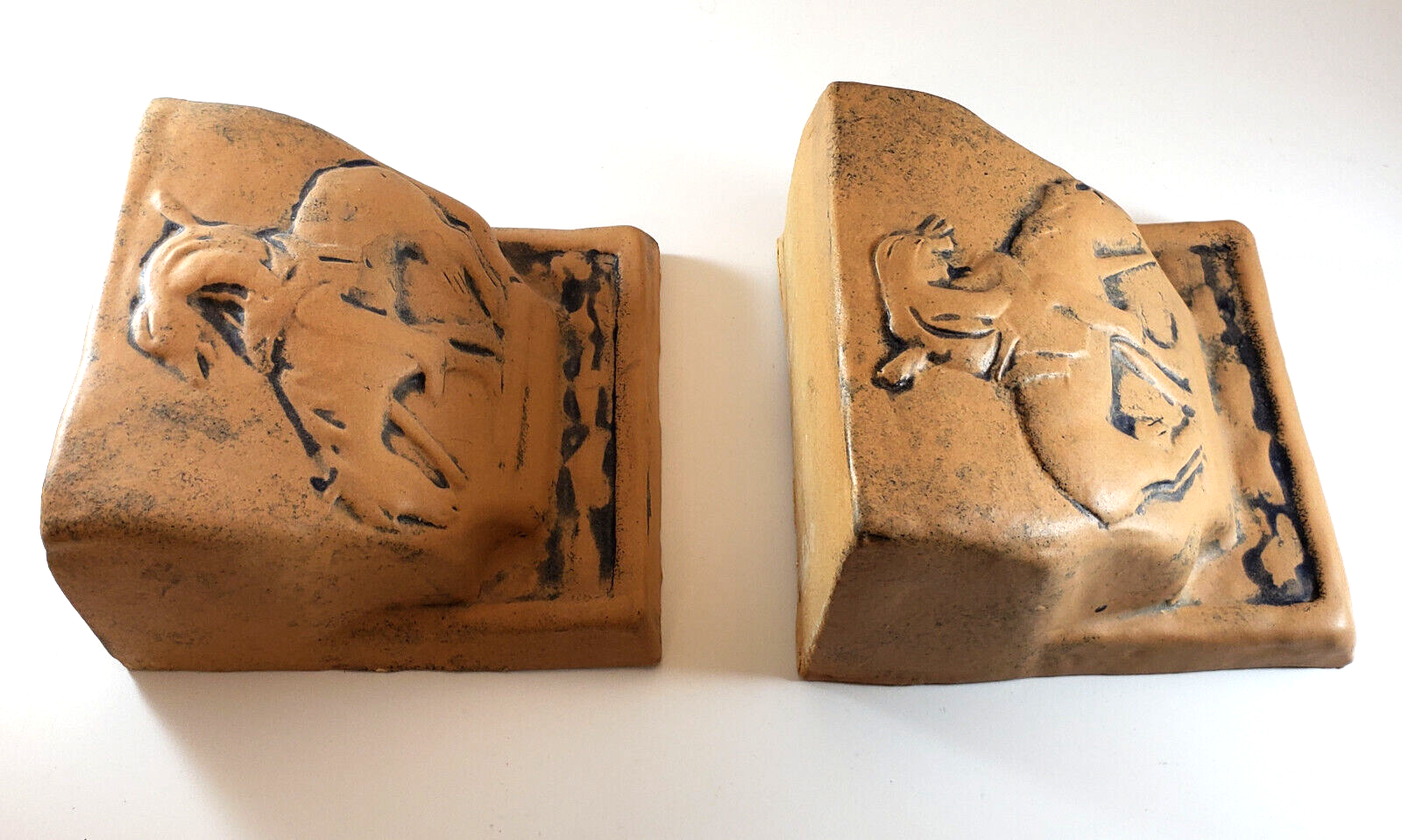 Cal Art Tile Co Pottery Corbels -Early California Mission END of TRAIL ...
