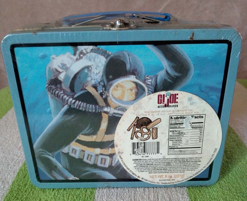 VTG GI JOE ACTION SAILOR METAL LUNCHBOX HIGH In The Wrapper | eBay