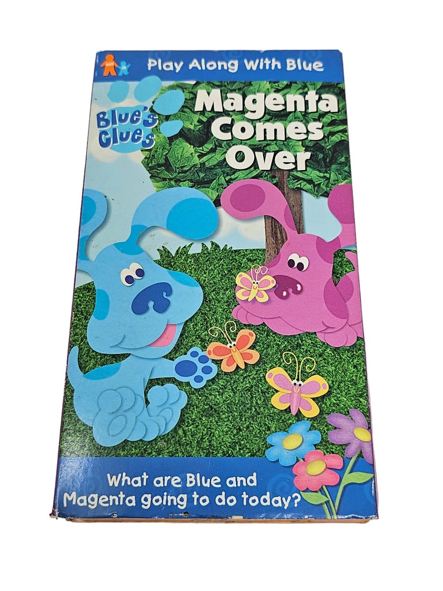 Blues Clues Magenta Komt Over Blue's Clues UK Post Time + Package