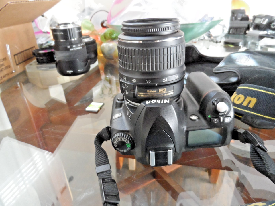 NIKON D50 WORKING DIGITAL CAMERA BUNDLE DX 18-55 LENS 8.0 MEGAPIXEL | eBay