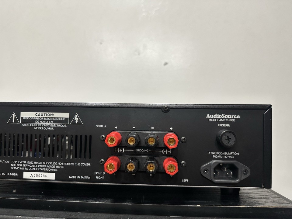 AudioSource Model AMP Three 150 WPC 400W Bridged Stereo Power Amplifier | eBay