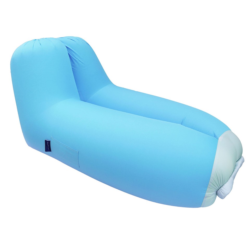 Inflatable Air Sofa Lounger 60s Rapid Inflation leak-proof Beach Couch ...