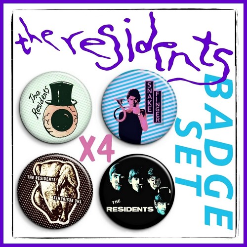 THE RESIDENTS -1- Snakefinger Duck Stab Ralph Records Buy or Die Badge ...