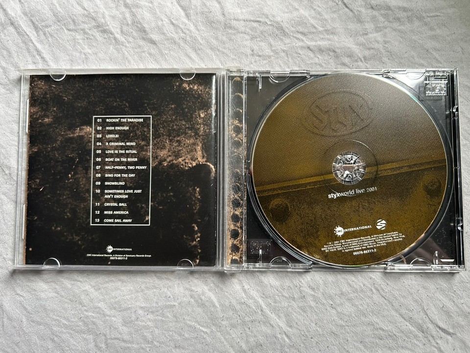 Styx World Live 2001 CD | eBay