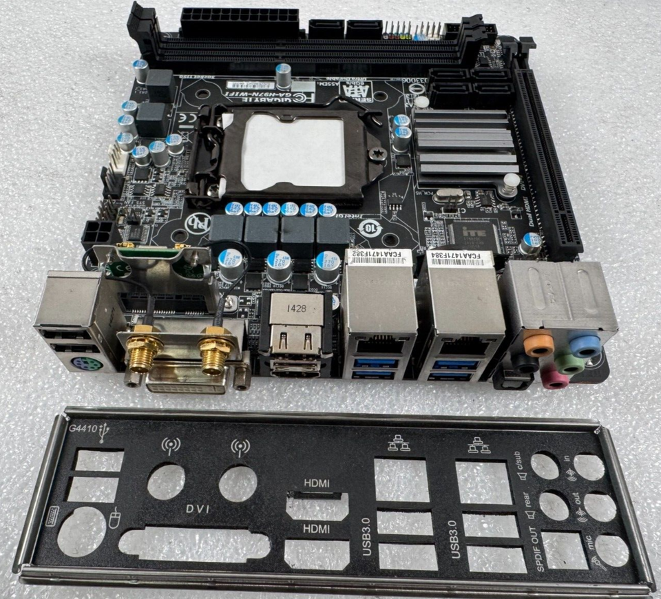 Gigabyte GA-H97N-WIFI Intel H97 Motherboard LGA 1150 DDR3 Mini-ITX ...