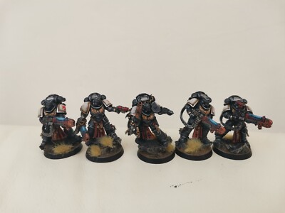 Warhammer 40k Black Templar Hellblasters Lvl 5 Pro Painted | eBay