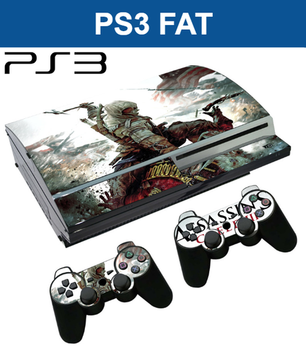 PS3 Themed Decal Sticker Skin for PS3 FAT EDITION Wrap Vinyl ...