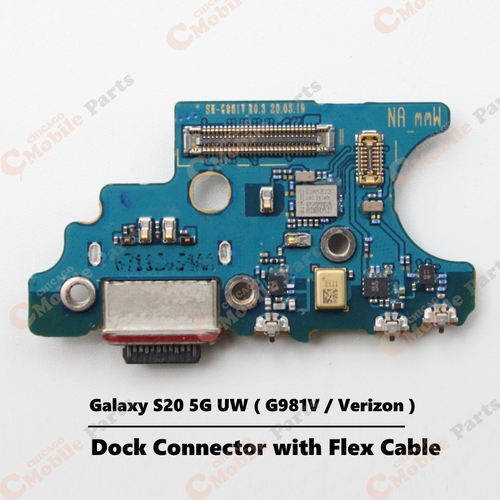 Galaxy S20 5G UW Dock Connector Charging Port Board ( G981V / Verizon ...