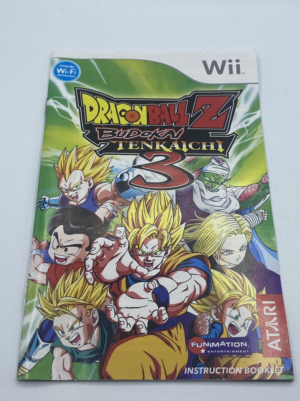 Dragon Ball Z Budokai Tenkaichi 3 Nintendo Wii Manual Only | eBay