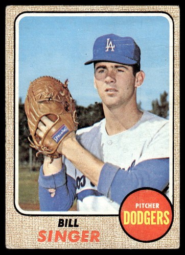 1968 Topps Bill Singer #249 Los Angeles Dodgers Baseball Card | eBay