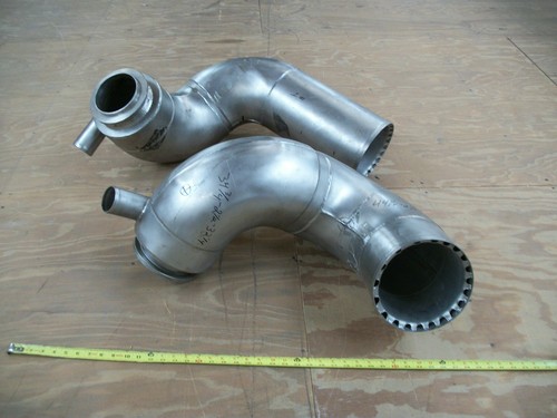 DETROIT DIESEL SERIES 60 EXHAUST RISERS PRT & STRB 8" INNER DIA ...