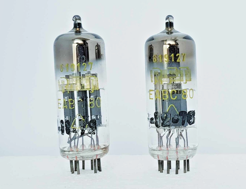 2 x EABC80 RFT MATCHED PAIR TRIPLE DIODE-TRIODE DETECTOR TUBE = 6AK | eBay