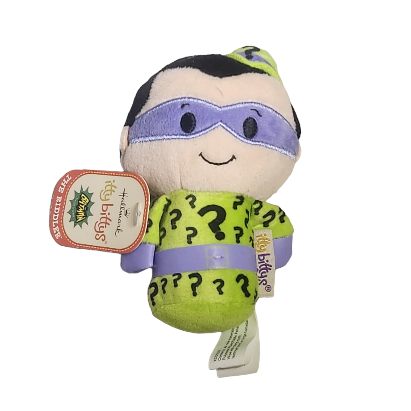 Hallmark Itty Bitty DC Comic Batman The Riddler 2017 NWT Plush Bean Bag Toy 4.5" | eBay