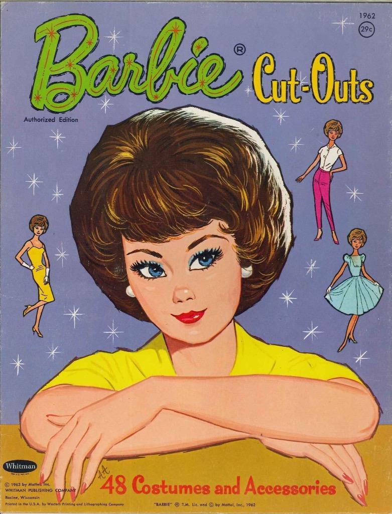 Barbie Paper Doll Cut Outs Paper Doll Bridal Shower Invites