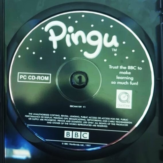 PINGU A Barrel of Fun BBC PC Windows CD-ROM education ...