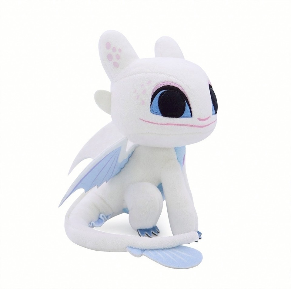 1 SET 7" Authentic Universal KOUKOU LOVE TOOTHLESS LIGHT FURY Doll ...