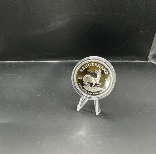 SÜDAFRIKA KRÜGERRAND 2020 SILBER 1 OZ - POLIERTE PLATTTE - PRIVY MARK ...
