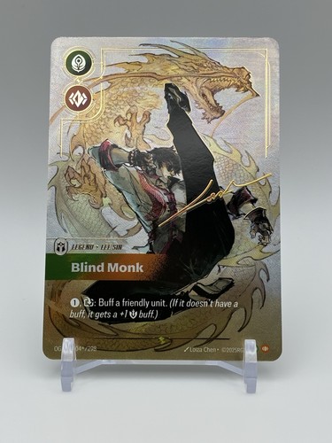 Lee Sin Legend - Blind Monk - Riftbound 304/298 Overnumbered Showcase SIGNATURE | eBay