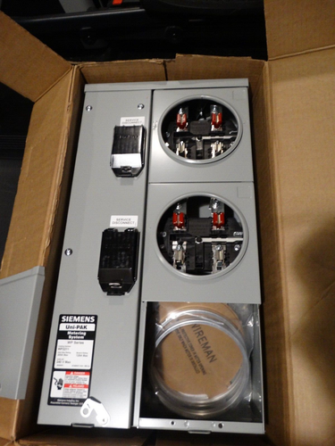 Siemens WP2211 200A 4 Jaw 125A Position Ring Type Fuse Cover - Gray for ...