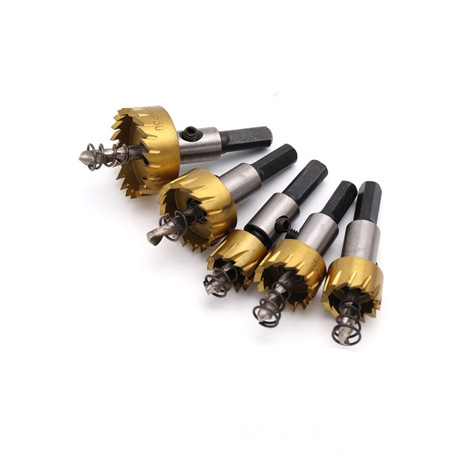 M35 12-60mm HSS Titanium Drill Bit Hole Saw Hole Drill Bit Metal Wood ...