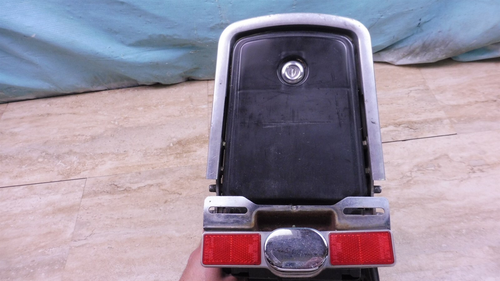 1980's Honda VT700/750C Shadow Rear Passenger Seat Sissy baBackrest ...