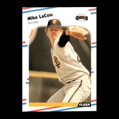 Mike LaCoss 1988 Fleer San Francisco Giants #86 R326Q 86 | eBay