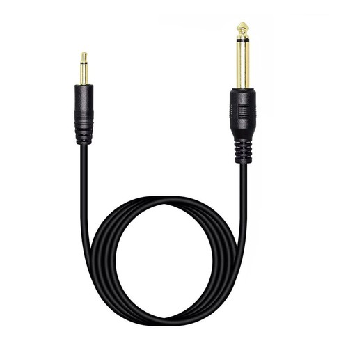 5ft 6.35mm 1/4" to 3.5mm 1/8" Mono Male TS Stereo Audio Adapter ...