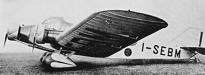 Ba-32 Breda Italy Ba32 Airliner Airplane Wood Model Replica Large Free ...