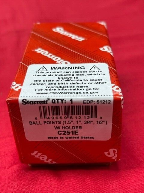 Starrett C251E Trammel Individual Attachments Only / Ball Points IN ...