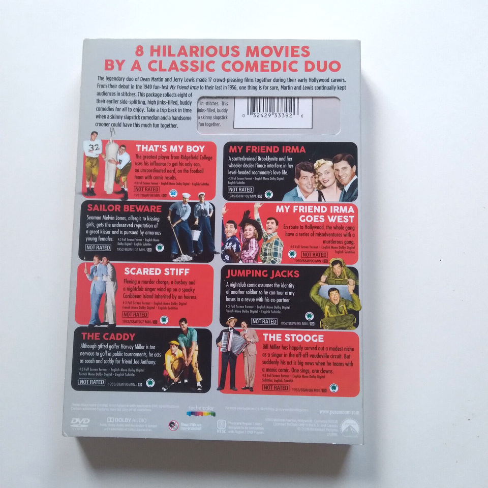Dean Martin & Jerry Lewis: 8-Movie Collection Boxed Set 32429333926| eBay