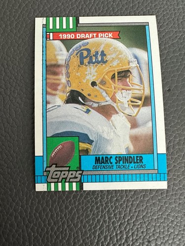 1990 Topps Football #364 Marc Spindler Draft Pick RC - Lions | eBay