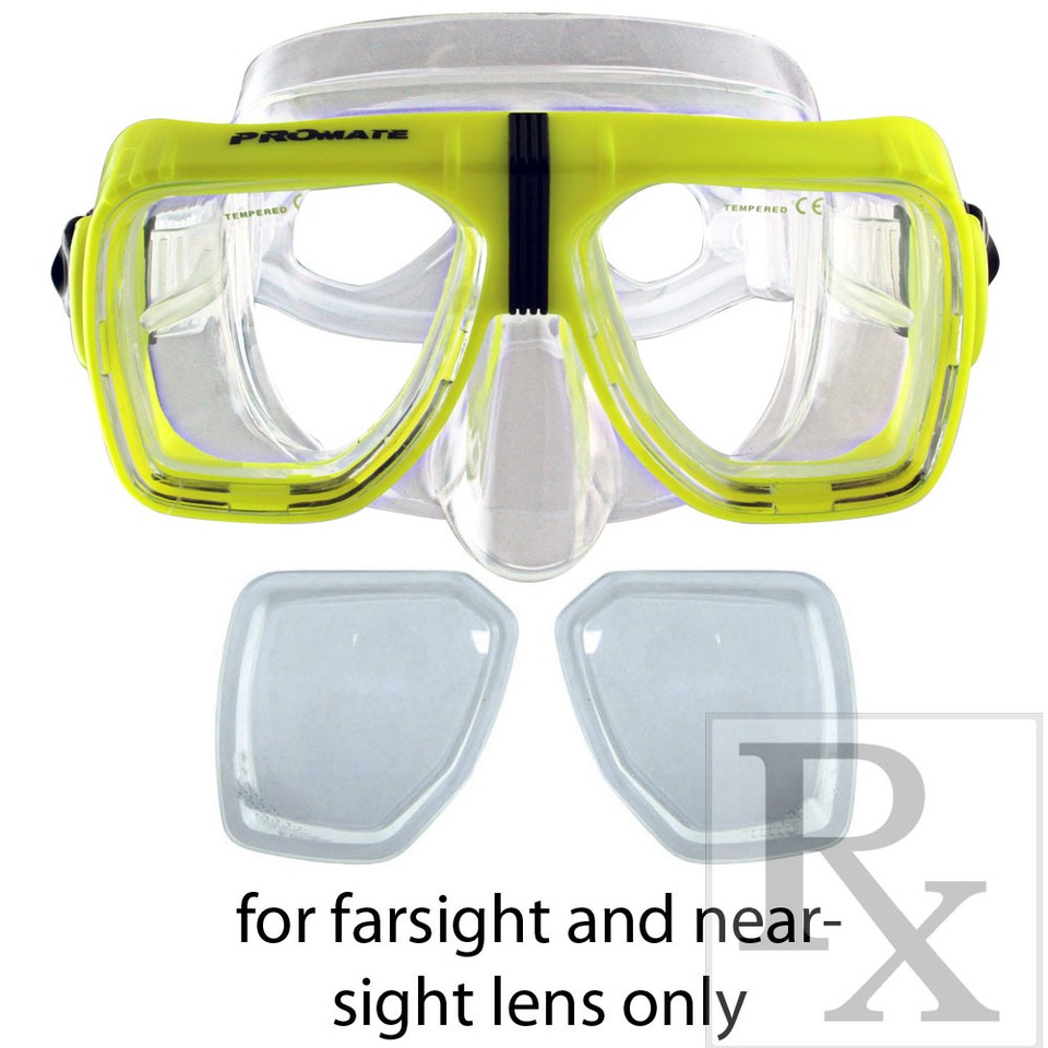 Promate MK245 Scope RX Prescription Optical Scuba Dive Snorkeling Mask ...