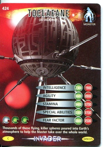 Doctor Who Battles In Time Invader #424 Toclafane (Attacking ...