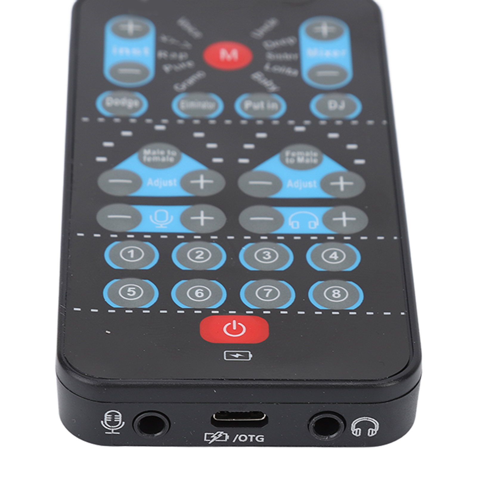 Voice Changer Handheld Microphone Voice Changer Disguiser Portable Mini ...