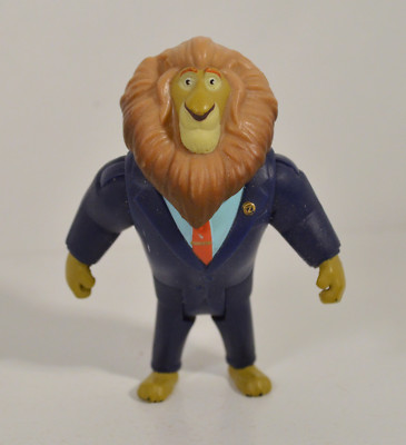 3.5" Mayor Lionheart Poseable Lion PVC Disney Tomy Action Figure ...