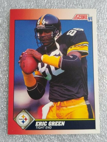 1991 SCORE #186 ERIC GREEN Football Card Pittsburgh Steelers | eBay