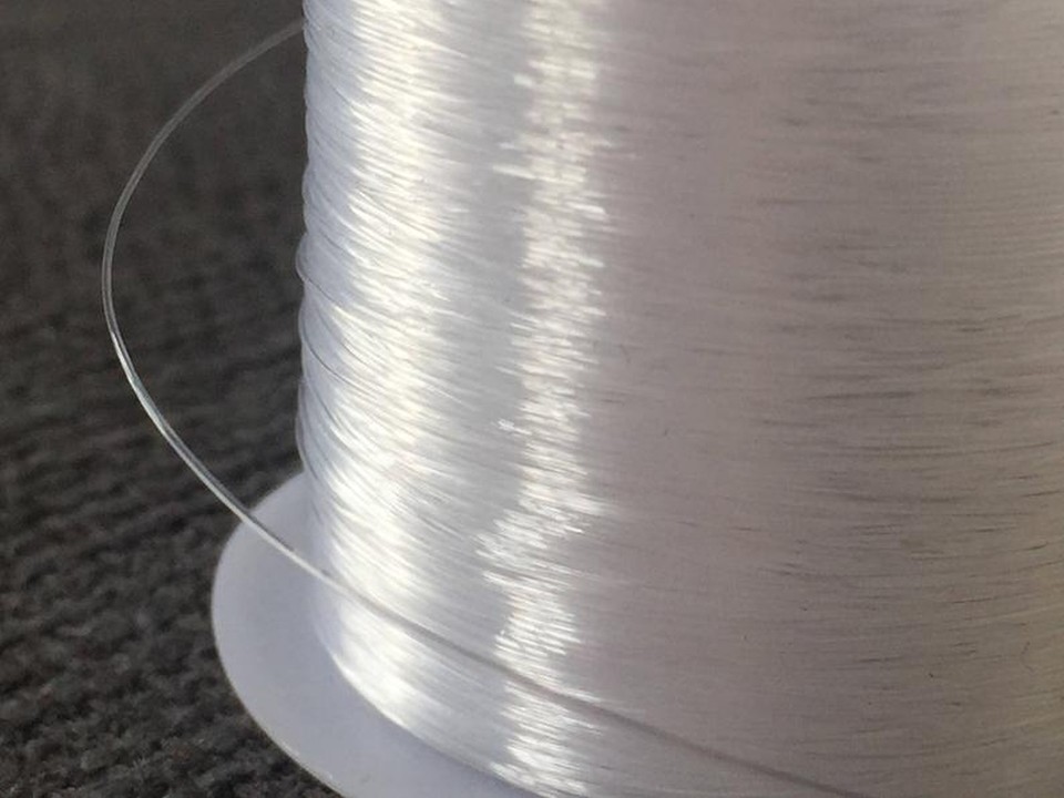 Clear Nylon Wire Thread Strong Non Stretch Decorations Beading x 100m ...