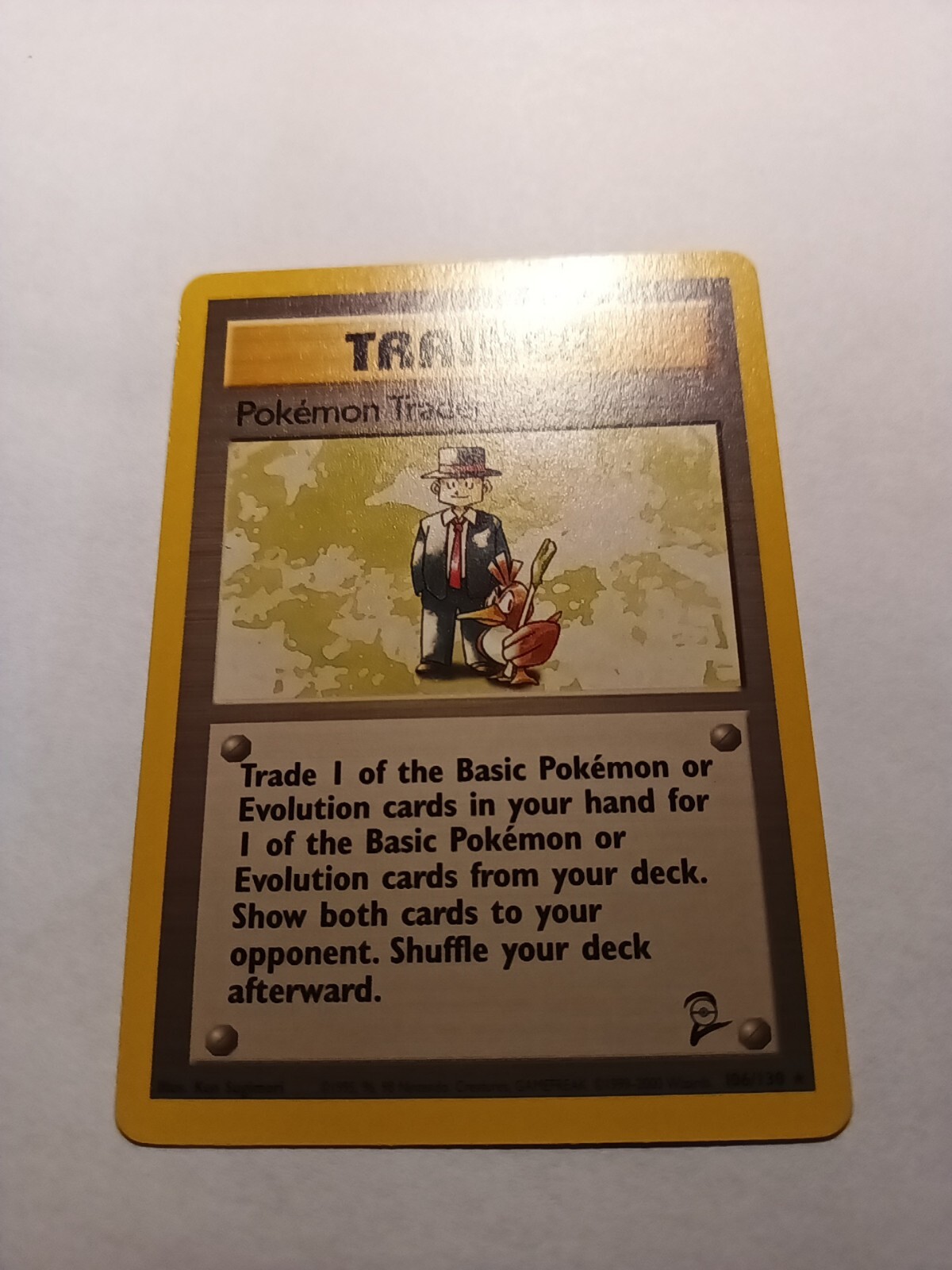 Pokémon Trader 106/130 Base Set 2 Non Holo Rare Trainer WoTC Pokémon ...