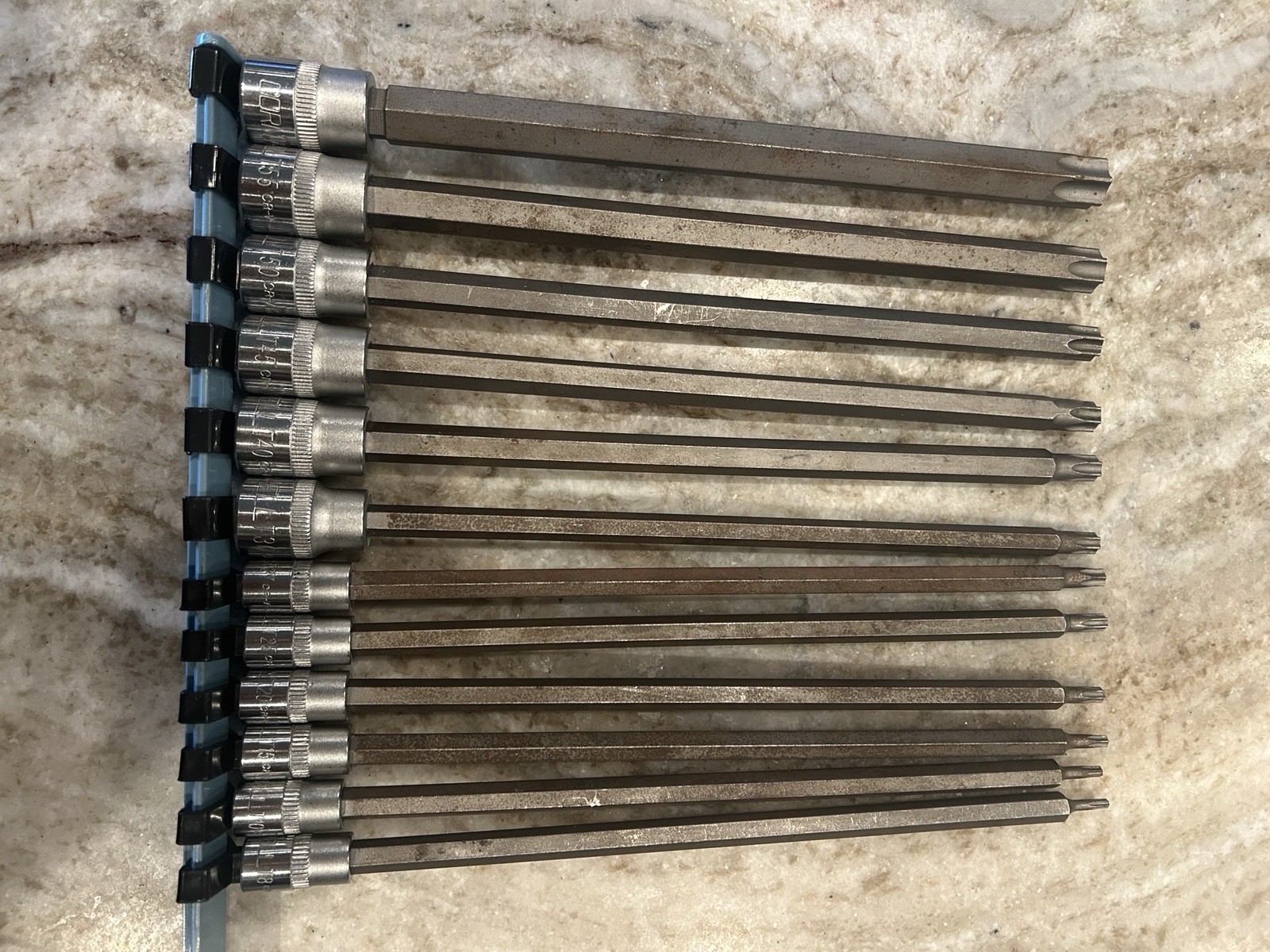 SNAP-ON & CORNWELL 1/4 & 3/8 SOCKET LONG 12 PIECE TORX BIT SET | eBay