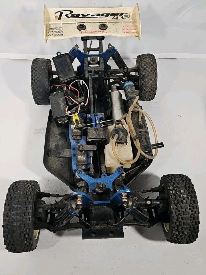 OFNA Ravager 4.6 Nitro 4x4 Roller Slider No Motor Untested Parts Or ...