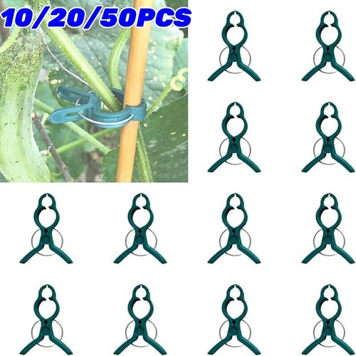 10-50PCS Garden Plant Clips Seedling Plants Support Tool Reuseable ...