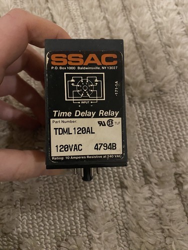 SSAC Digi-Set TDML120AL 120 VAC Time Delay Relay | eBay
