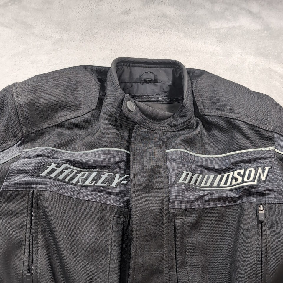 Harley Davidson Large Armored Motorcycle Jacked Black 103819 American ...